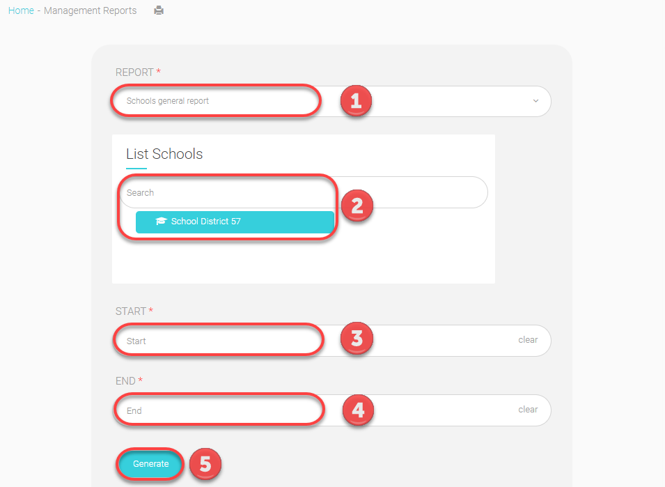 Management Reports – | User Manuals