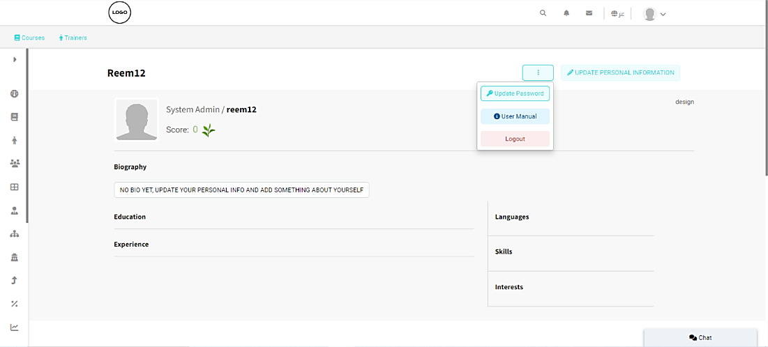Edit Profile – | User Manuals
